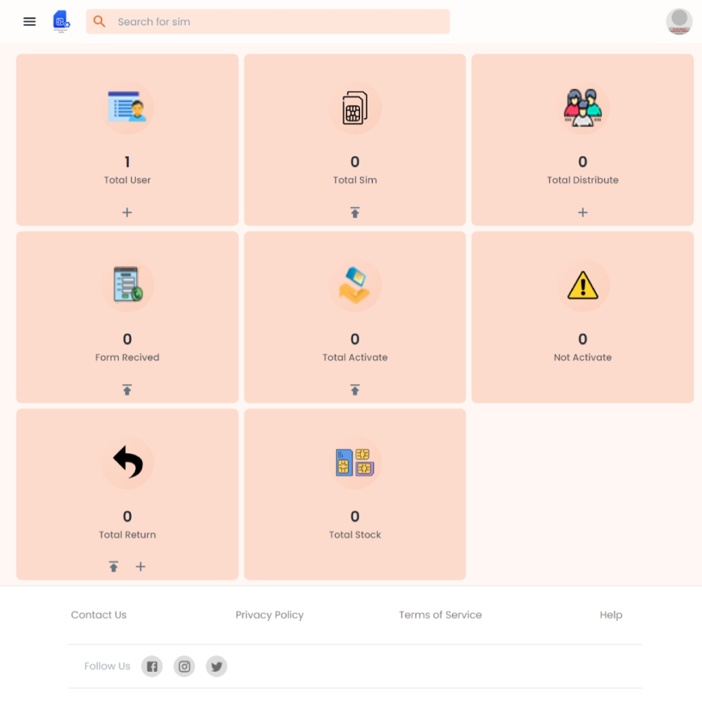 SIM Management – Dealer & Inventory System
